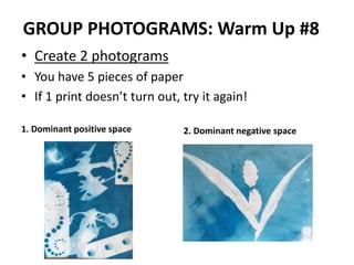 Warm up #8 photogram | PPTX