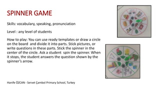 Warm up activities for ELT class | PPTX