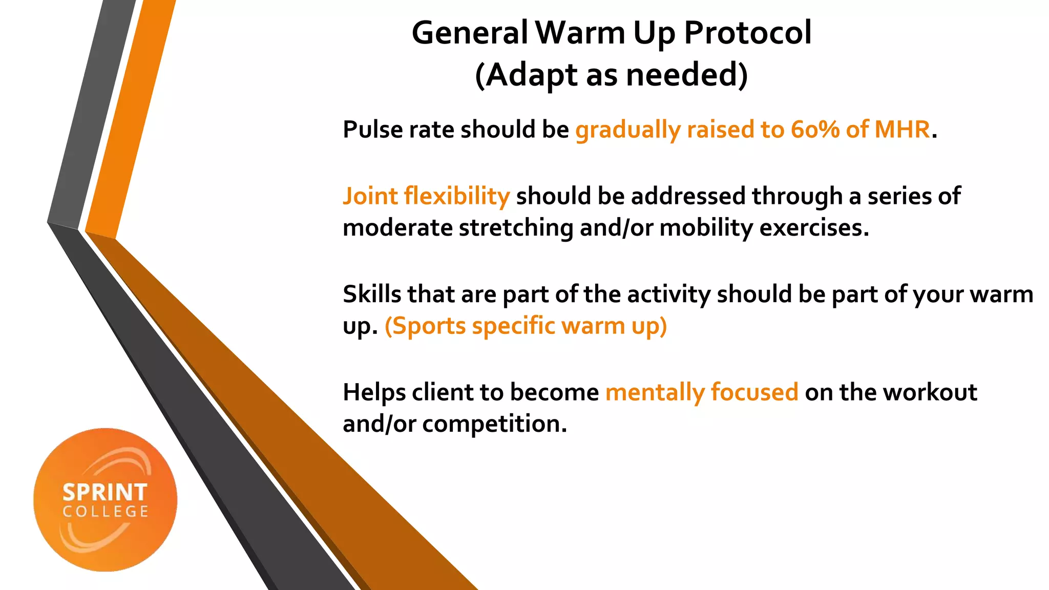 Warm Up and Cool Down | PPTX