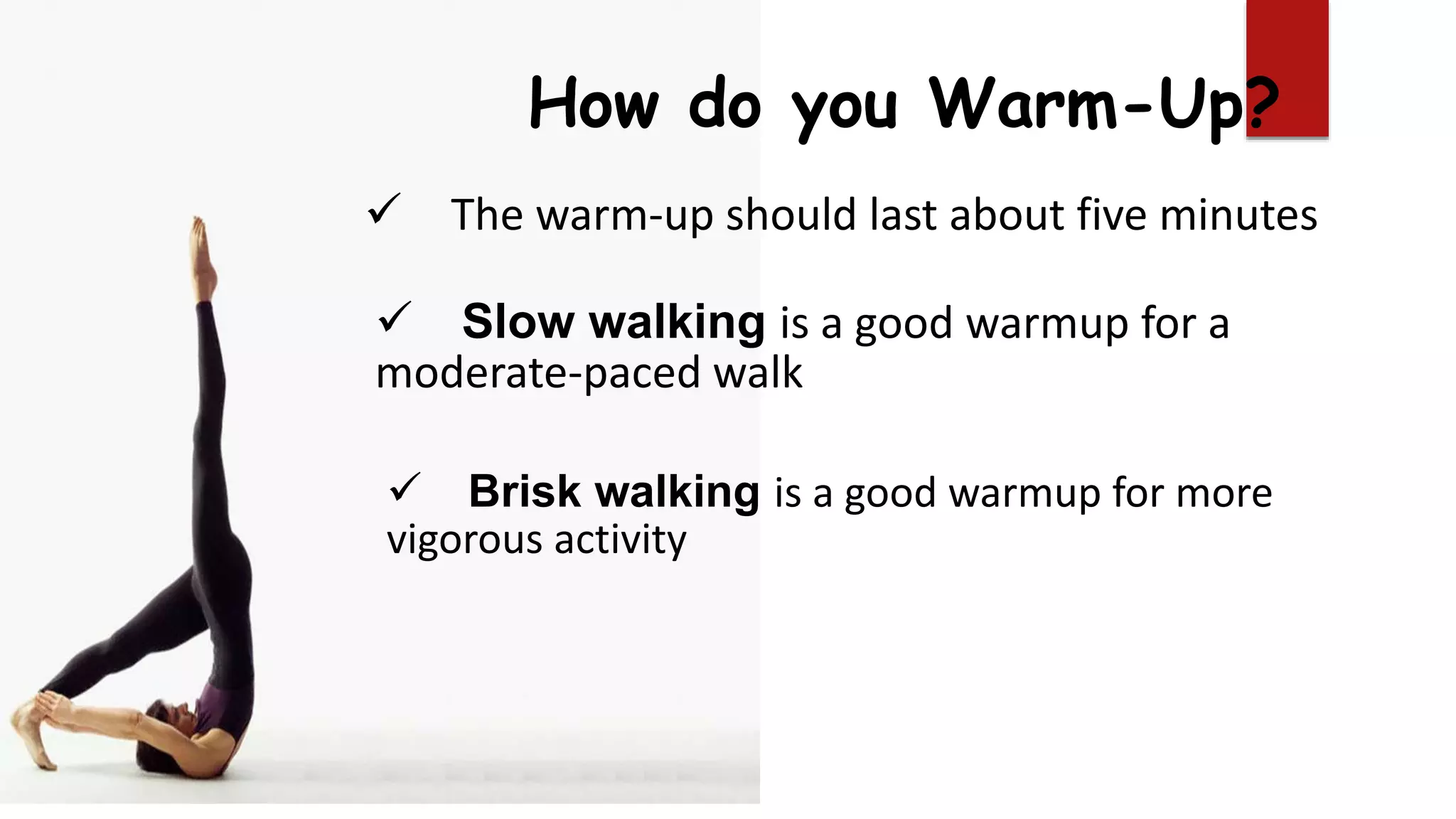 Warm up and cool down | PPT