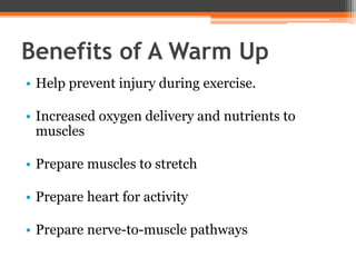 Warm Up & Cool Down | PPTX