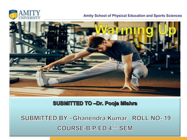 Types of warming up | PPTX | Fitness and Exercise | Healthy Living