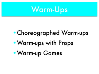Warmups and windowns 2014 | PDF