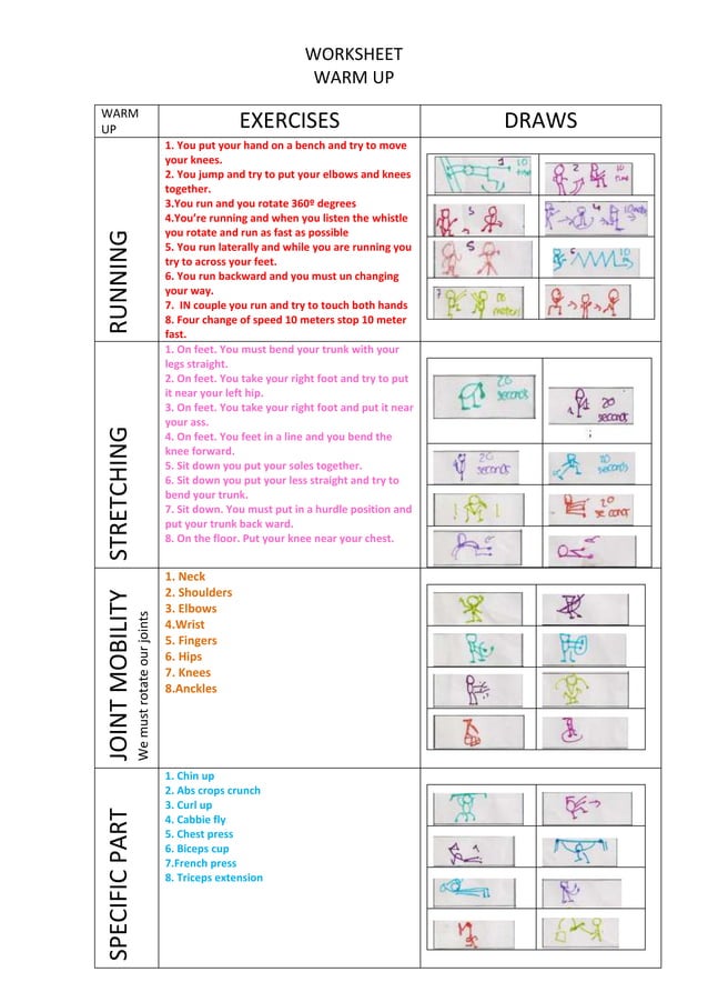 Warm up | PDF