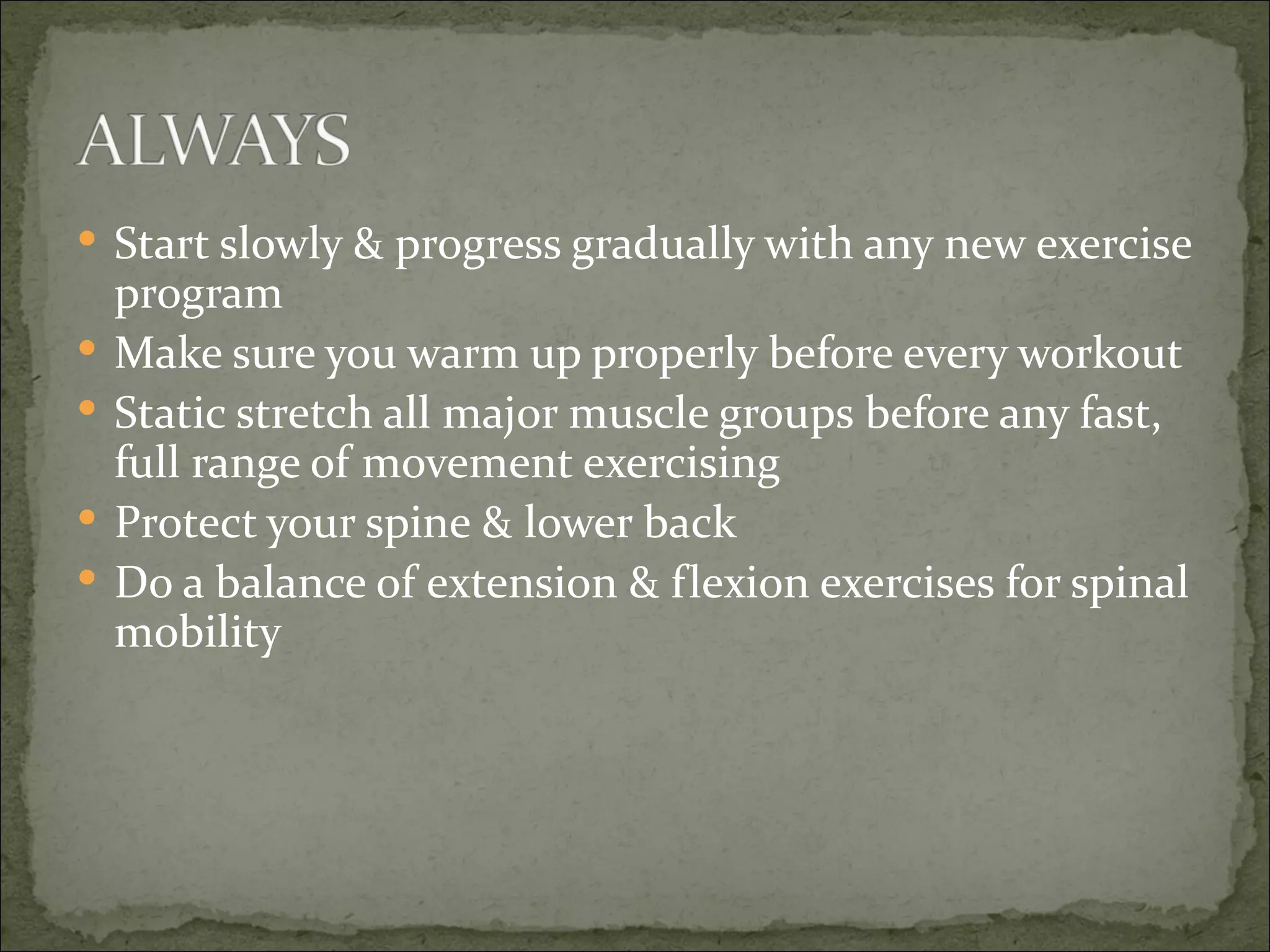 Warm up, stretching & injury prevention | PPT | Physical Therapy | Wellness