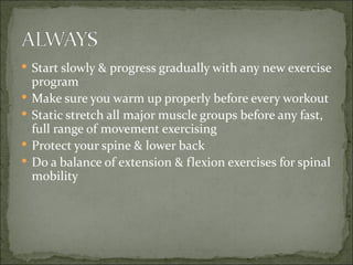 Warm up, stretching & injury prevention | PPT | Physical Therapy | Wellness