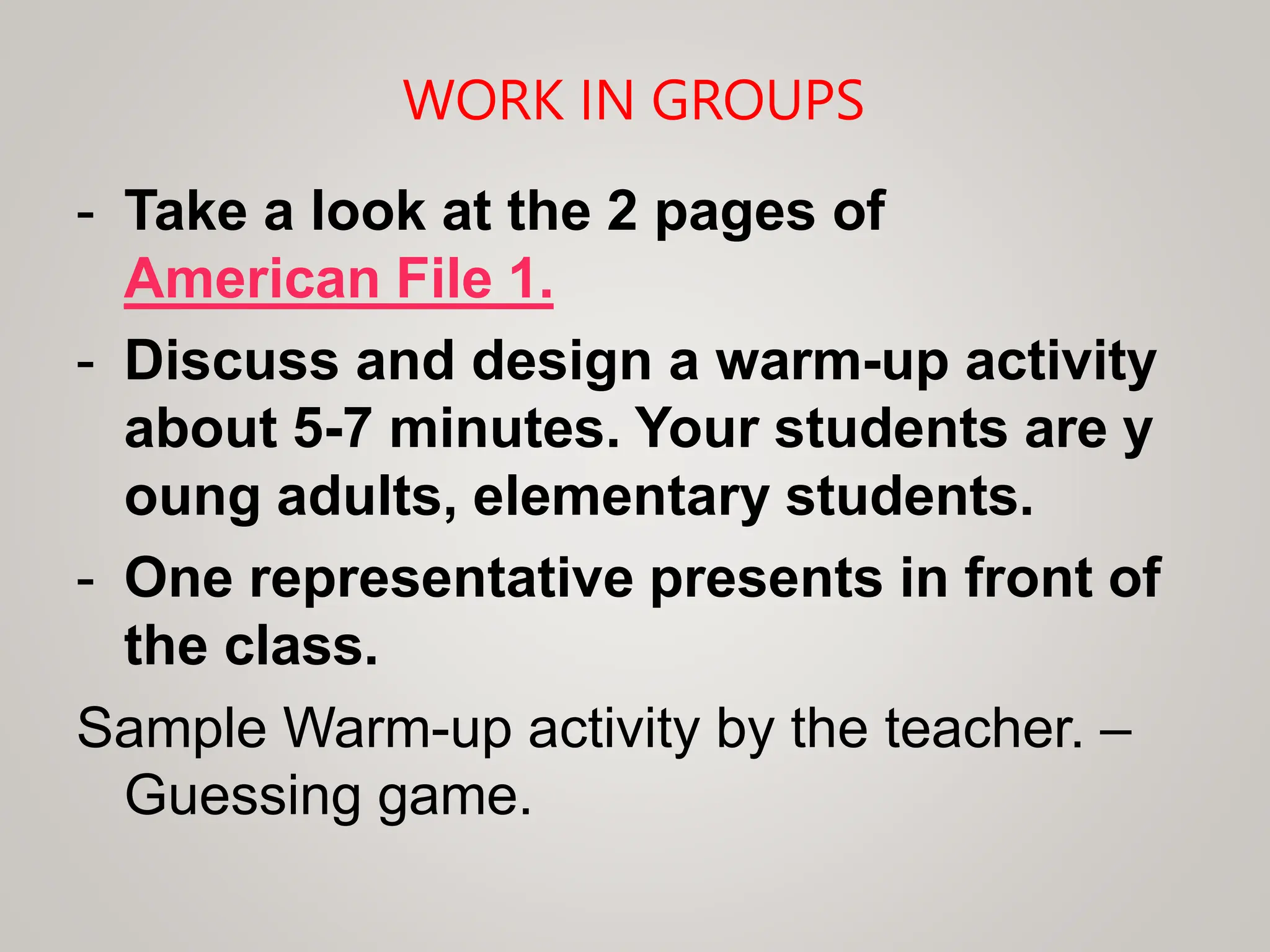 Warm up Techniques and Activities in Classroom.pptx
