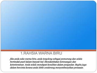 Rahsia Warna Kegemaran | PPTX