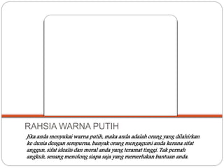 Rahsia Warna Kegemaran | PPTX