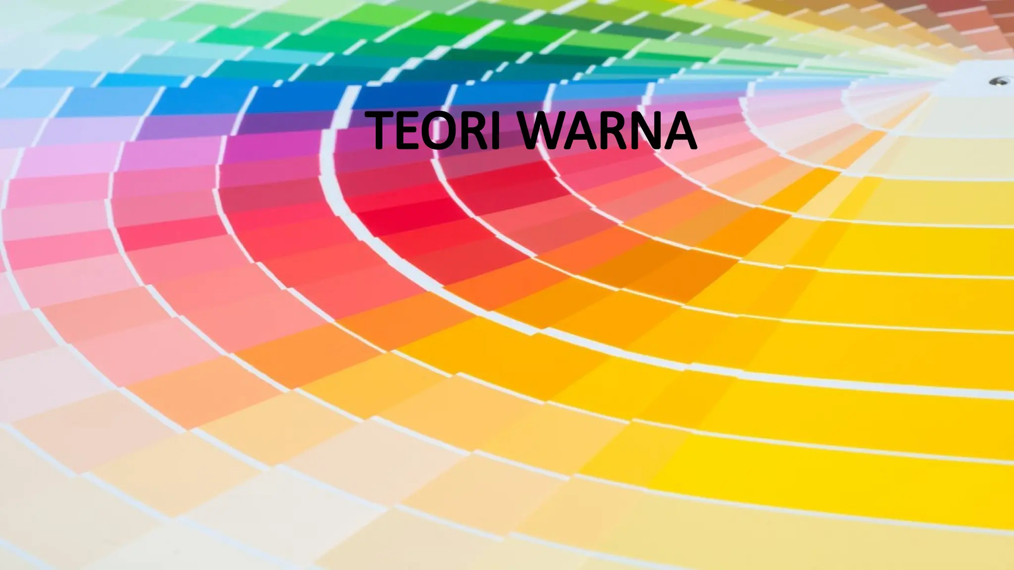 TEORI WARNA PADA DESAIN GRAFIS MENGGUNAKAN COLOR WHEEL | PPTX