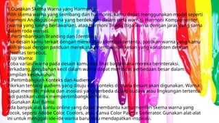 TEORI WARNA PADA DESAIN GRAFIS MENGGUNAKAN COLOR WHEEL | PPTX