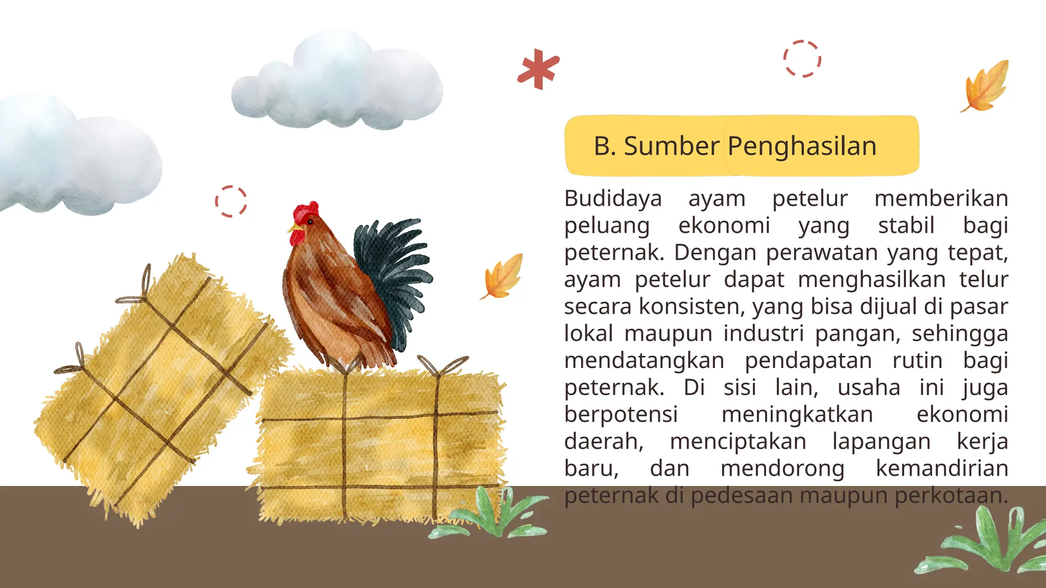 tugas kelompok budi daya ayam petelur bagaimana beternak ayam telur | PPTX