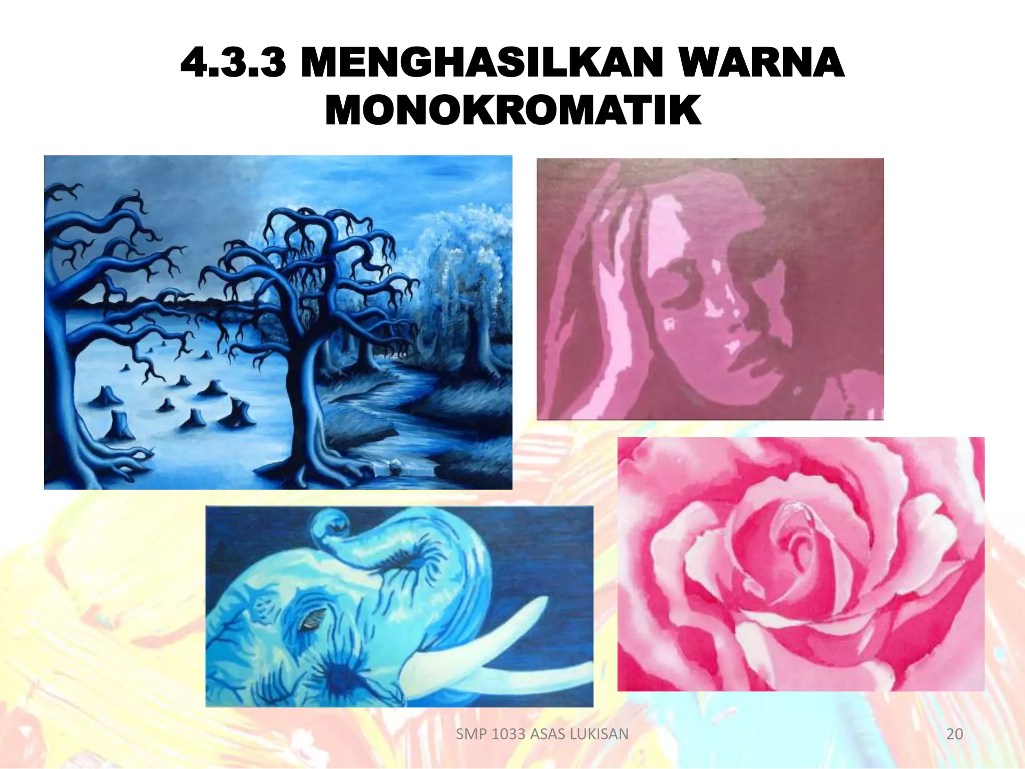 Warna dalam lukisan persembahan | PPTX