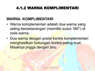 Warna dalam lukisan persembahan | PPTX