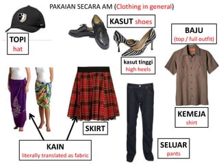 Warna dan pakaian | PPTX