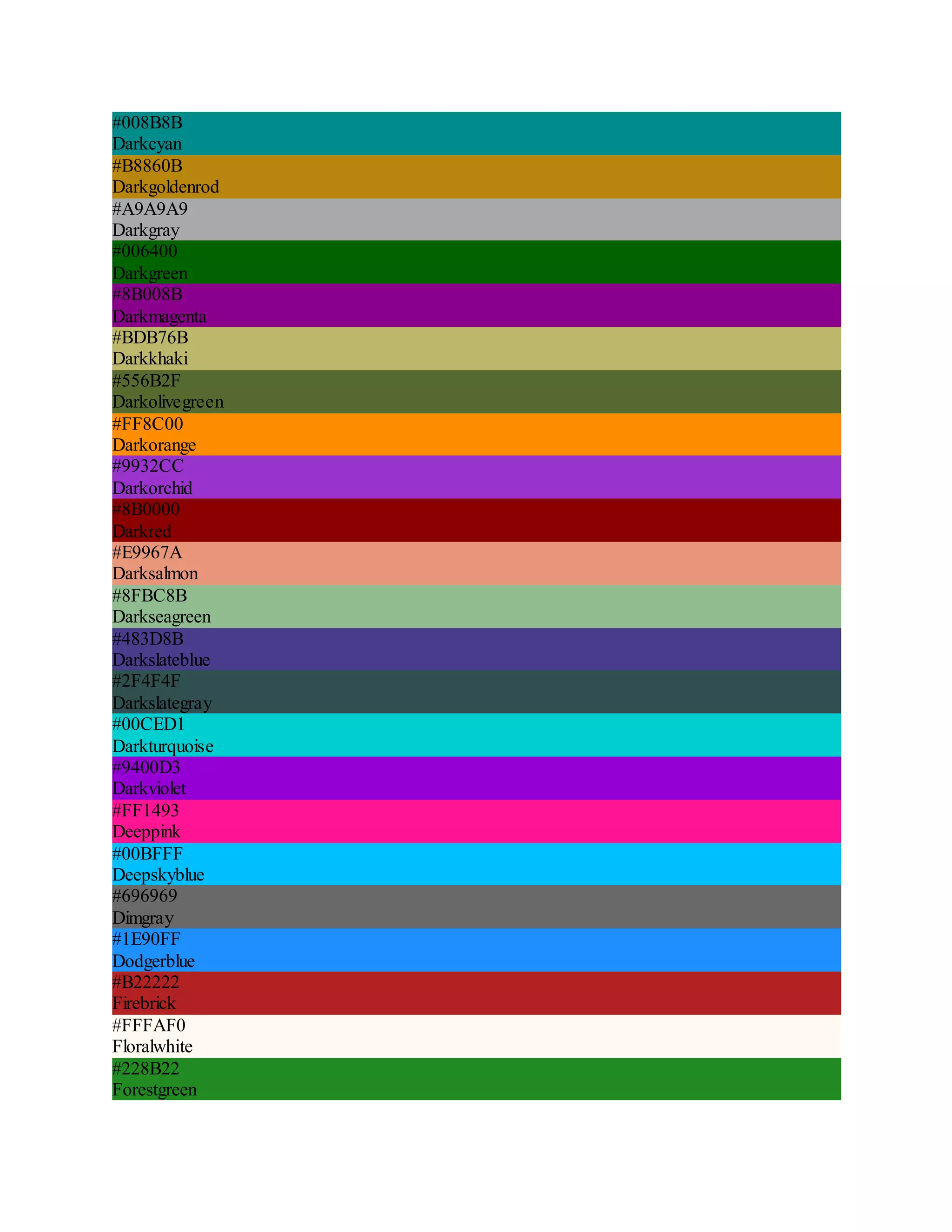 Warna html | PDF
