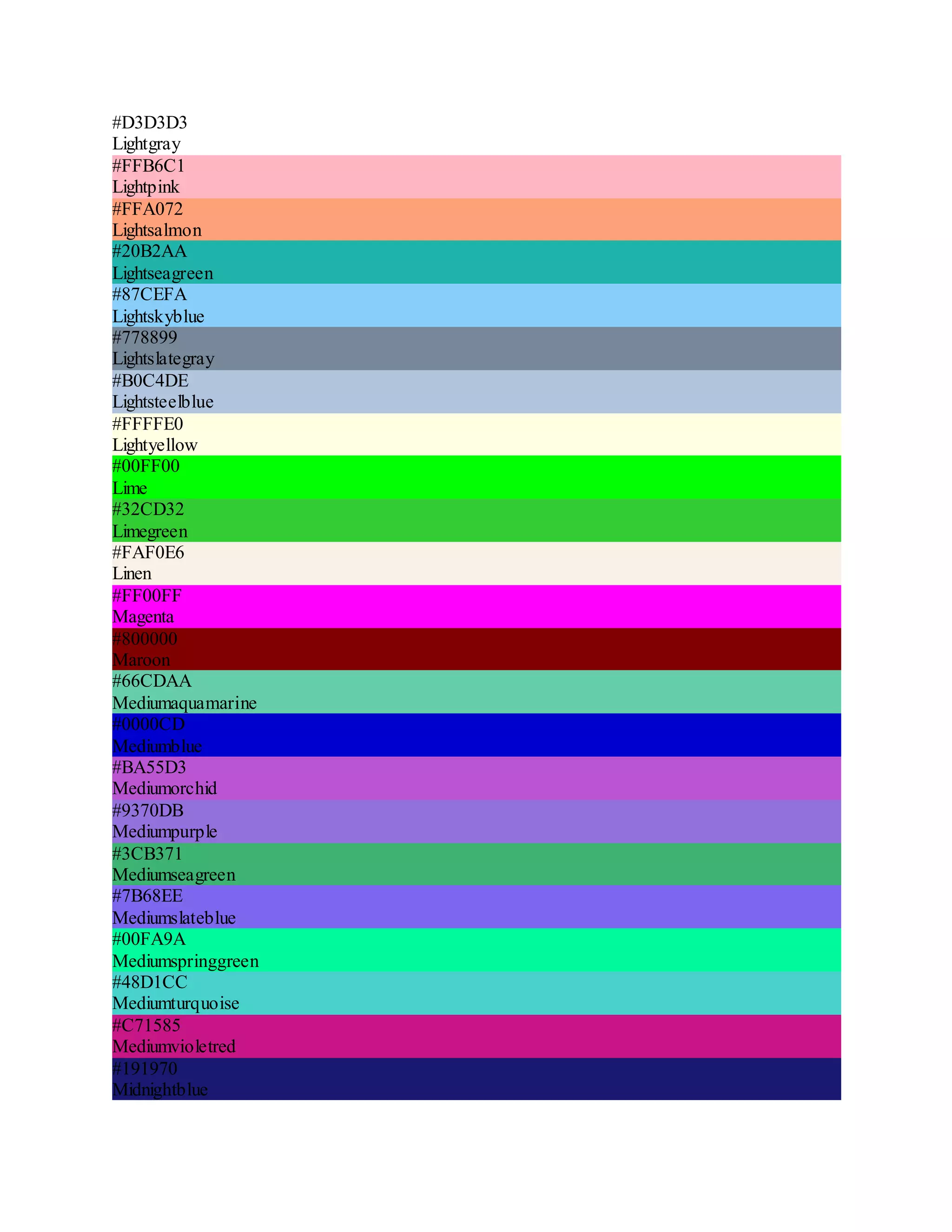 Warna html | PDF