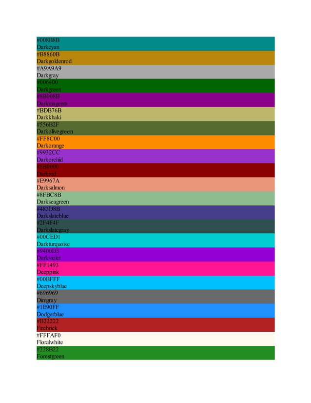 Warna html | PDF