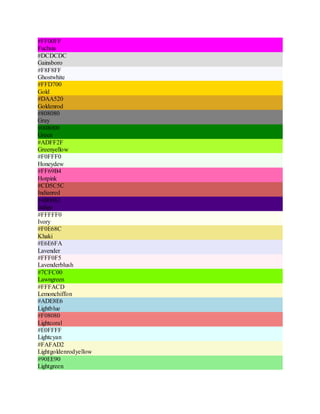 Warna html | PDF