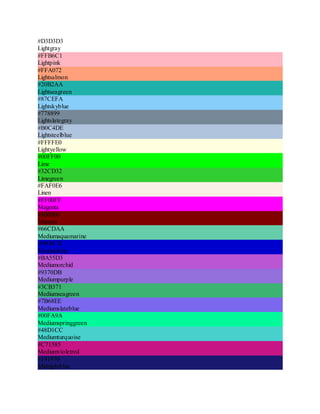 Warna html | PDF