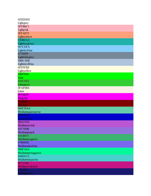 Warna html | PDF