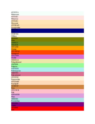 Warna html | PDF