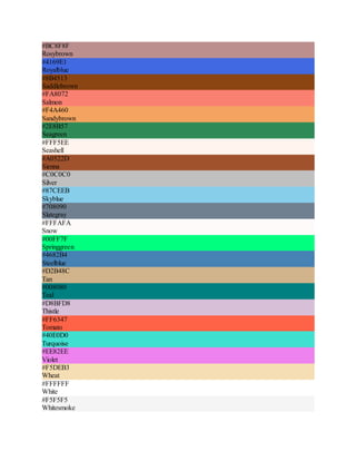 Warna html | PDF