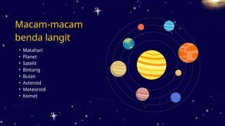 Warna Warni Ilustrasi Mengenal Benda Langit Tata Surya Presentasi Pendidikan.pptx