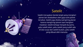 Warna Warni Ilustrasi Mengenal Benda Langit Tata Surya Presentasi ...