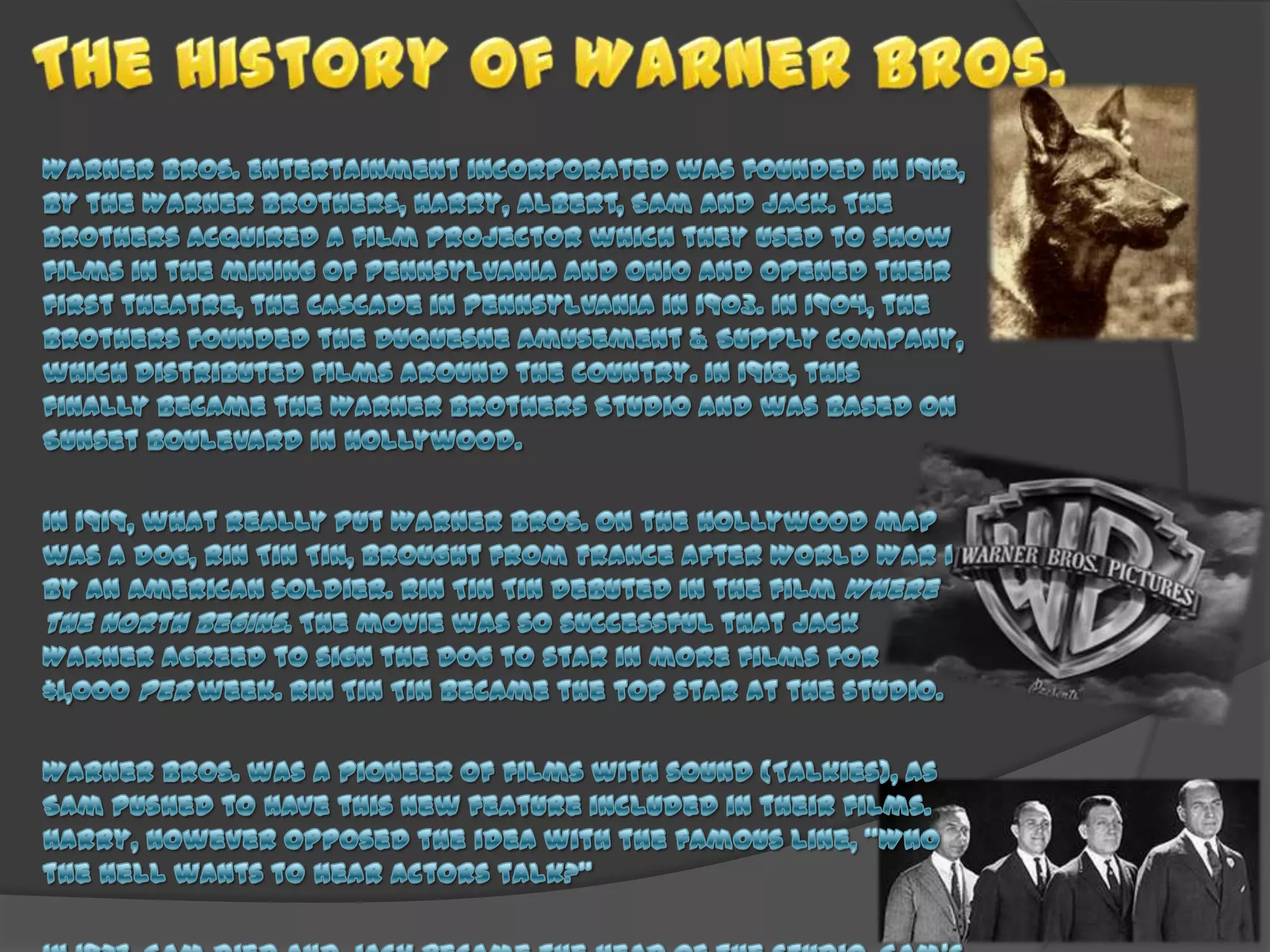 Warner bros. | PPT