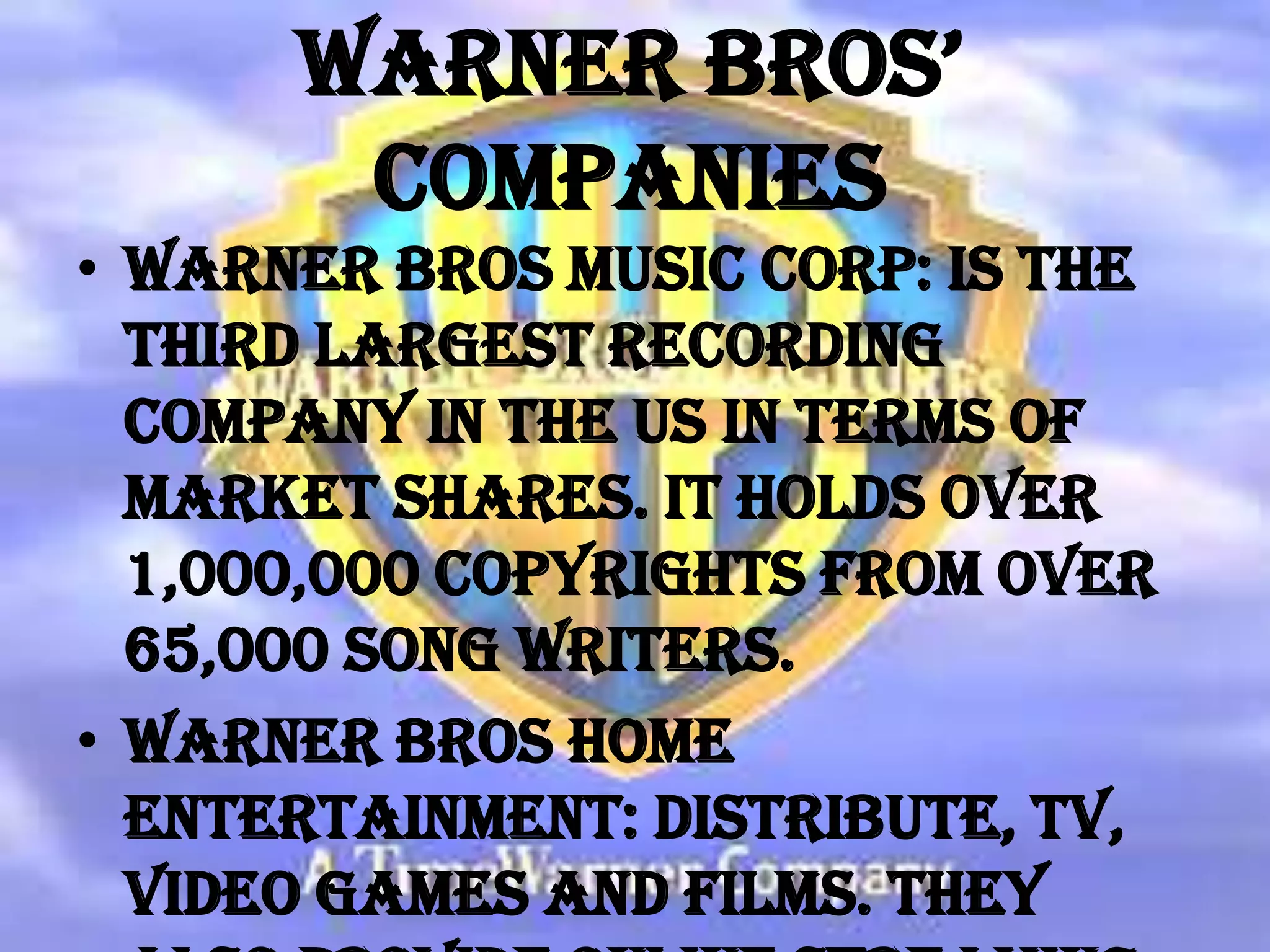 Warner bros. | PPT