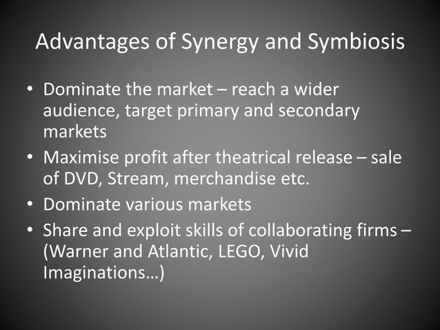 Warner Bros. Synergy and Convergence | PPTX