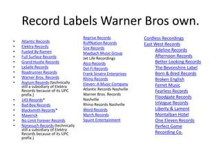 Warner bros presentation | PPT