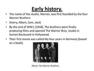Warner bros presentation | PPTX