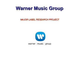 Warner music group | PPT