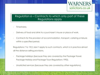 Warners Presenation Distance Selling | PPTX