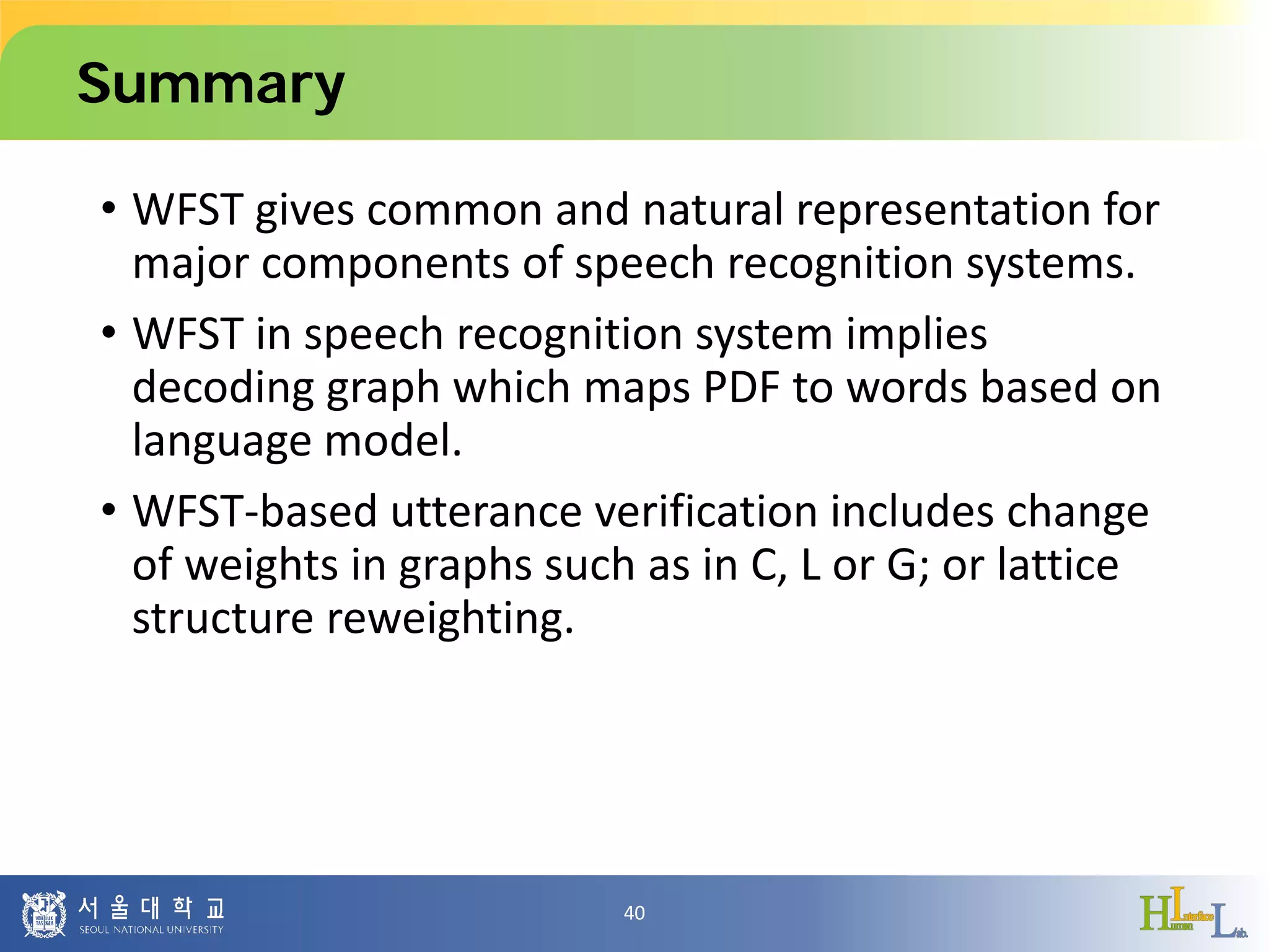 WFST | PDF