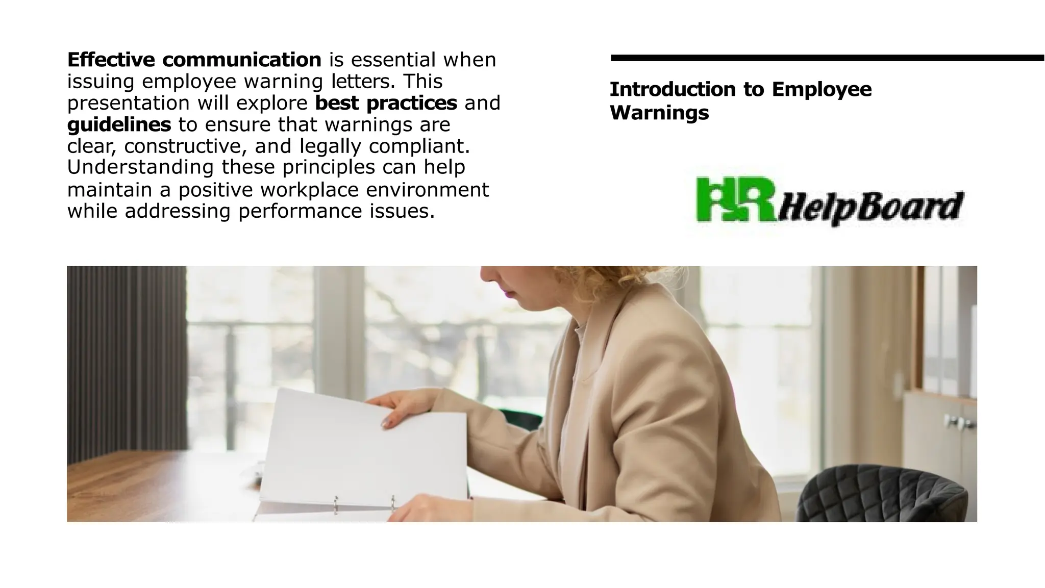 warning letter to employee , Warning Letter for Poor Performance | PPT