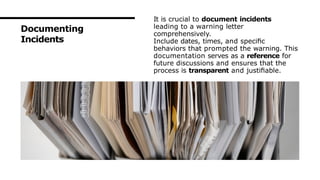 warning letter to employee , Warning Letter for Poor Performance | PPT