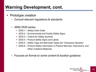 Warning Information Development Process | PDF