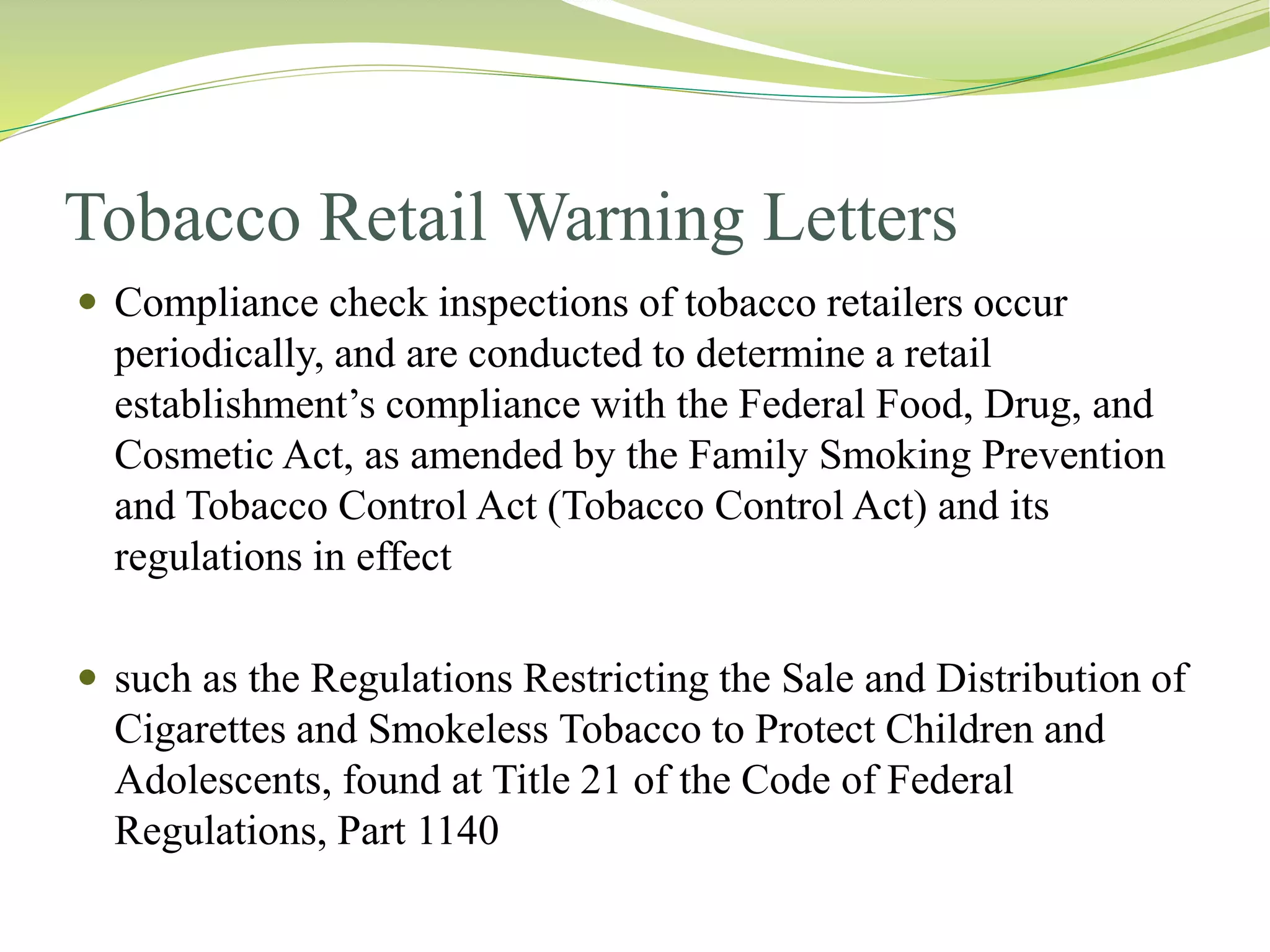 FDA Warning letter | PPTX