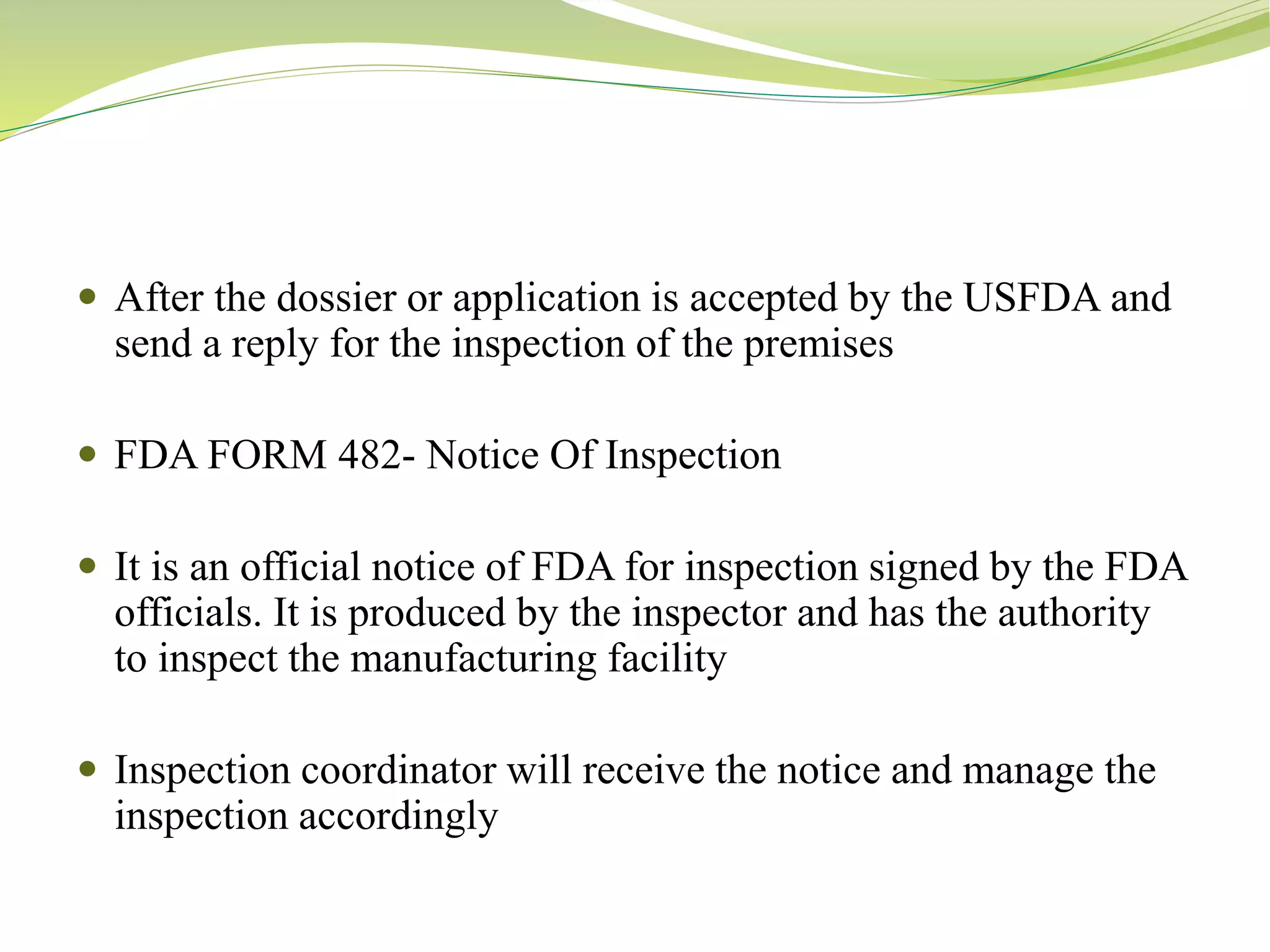 FDA Warning letter | PPTX