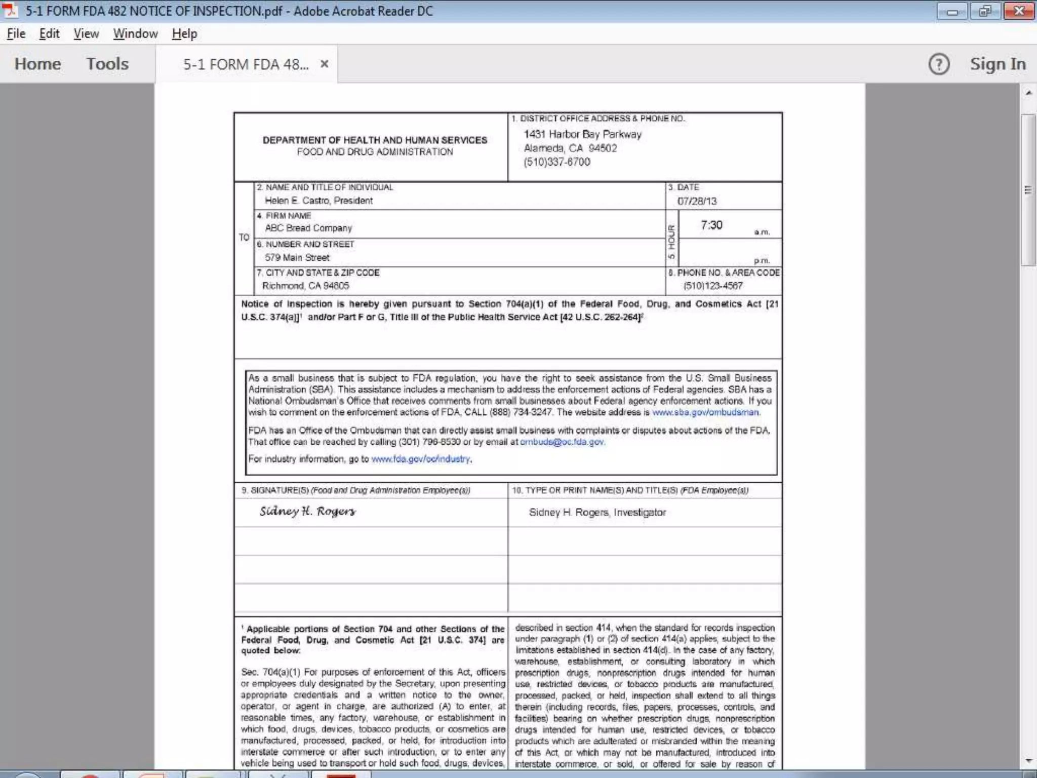 FDA Warning letter | PPTX