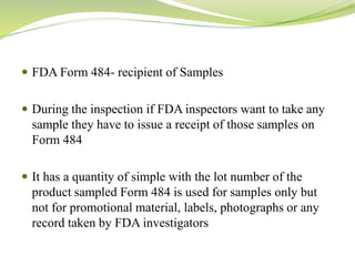 FDA Warning letter | PPTX