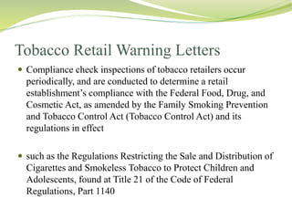 FDA Warning letter | PPTX