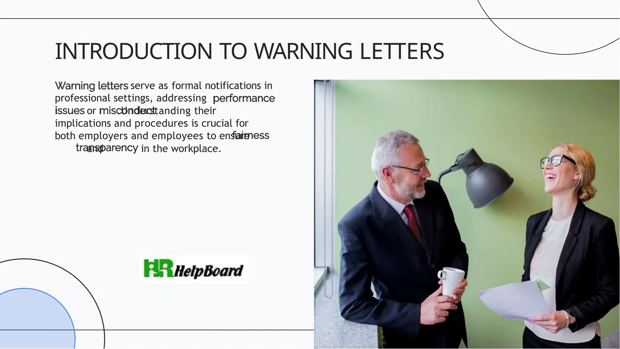 Warning Letter for Poor Performance, Warning Letter Sample | PPTX