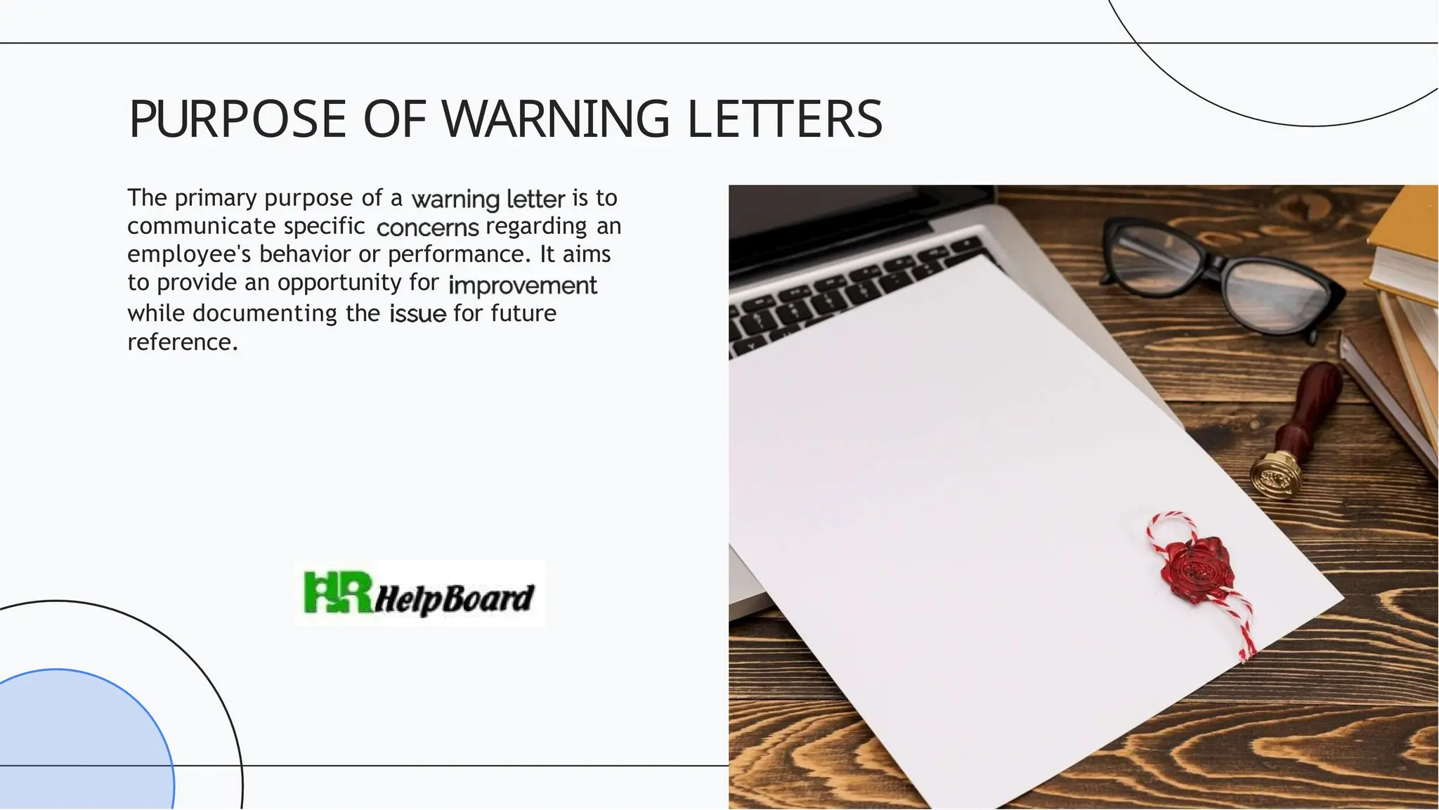 Warning Letter for Poor Performance, Warning Letter Sample | PPTX