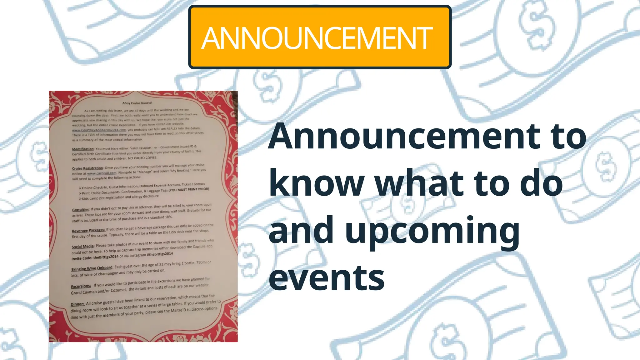 Warning Notice bulletin board from ship.pptx