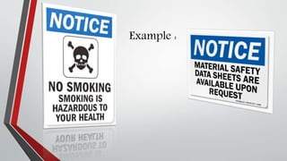 Warning, notices, and cautions at hospital | PPTX