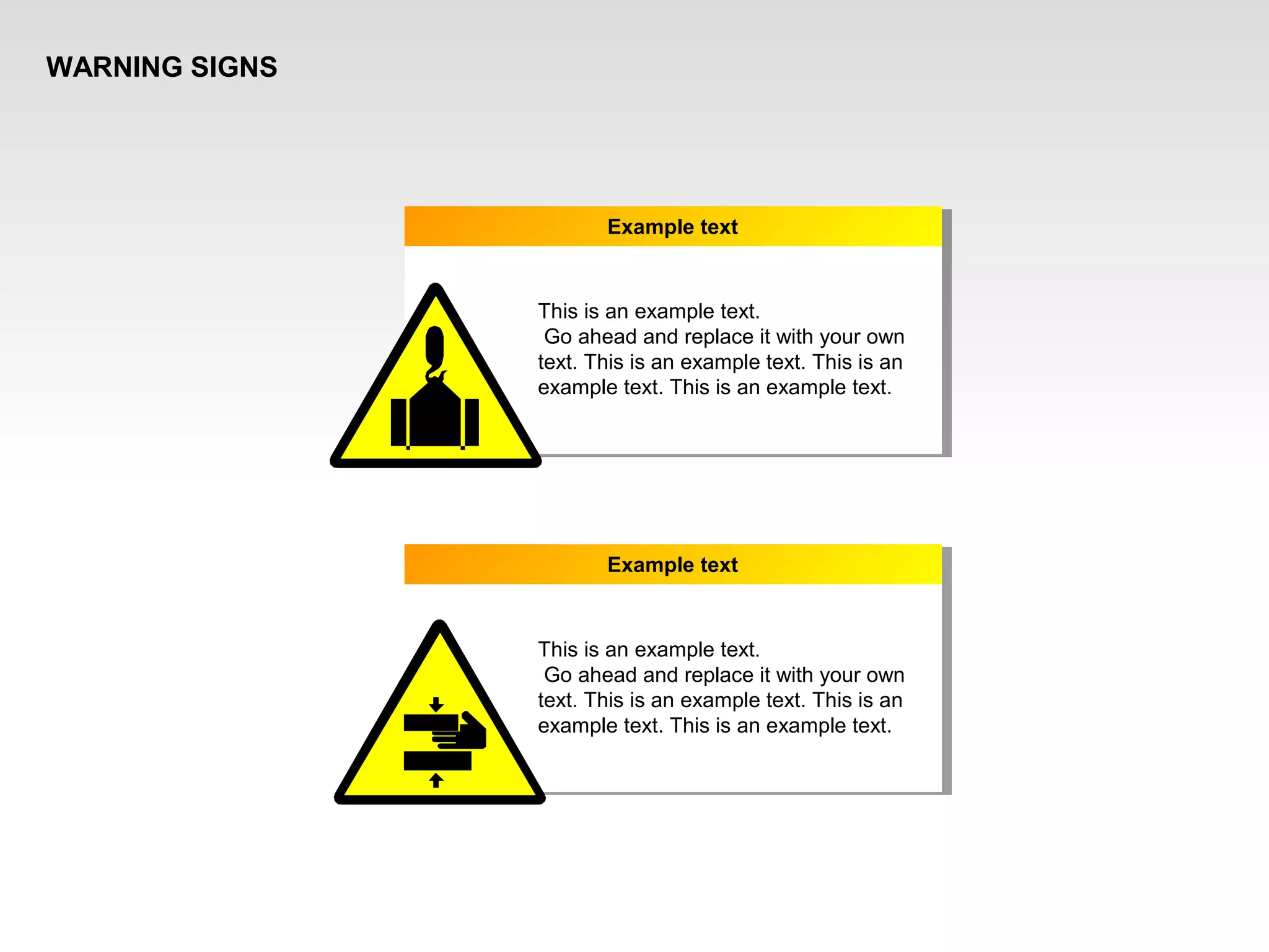 Warning Signs for PowerPoint | PPT